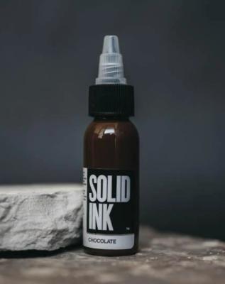China Natural Looking Permanent Makeup Pigment Solid Ink Tattoo Ink Vegan Chocolate 30ML for sale