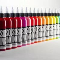 China Non Hazardous Colors Tattoo Ink Pigment Solid 30ML 60ML With Glycerin for sale