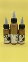 China 60ML 120ML Solid Tattoo Ink Micro Pigment Light Brown Tattoo Ink for sale