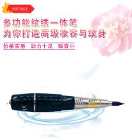 China Black Permanent Makeup Machine 100 - 240V Scalp MicrGel polishgmentation Pen for sale