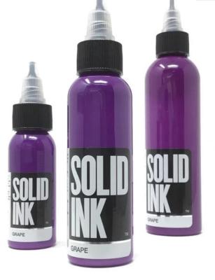 China Vegan Friendly Solid Ink Tattoo Ink Purple Grape Super Concentrated cruelty free for sale