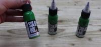 China 30ML 60ML Airbrush Solid Ink Tattoo Ink Medium Green Pure Plant Materials for sale