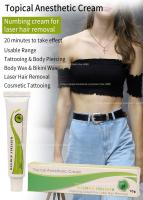 China Skin Tattoo Numb Anesthetic Cream 10g For Body Wax for sale