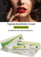 China Skin Tattoo Numb Anesthetic Cream 10g For Body Wax for sale