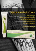 China Skin Tattoo Numb Anesthetic Cream 10g For Body Wax for sale