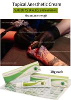 China Skin Tattoo Numb Anesthetic Cream 10g For Body Wax for sale