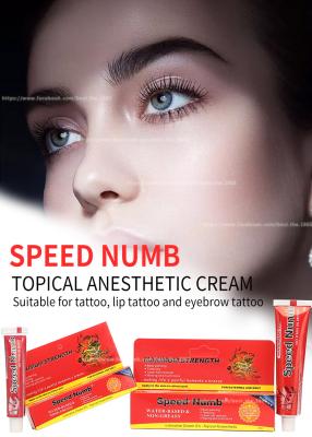 China Highly Effective Speed Numb Tattoo Cream 10g 30g Tattoo Anesthetic Numbing Cream Lip Eyebrow Body Tattoo for sale