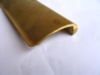 China Golden Brass Pen Clip Profiles 5mm to 180mm Custom Extrusion for Fashion Gift Pens for sale