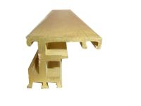 China Custom Copper Extruded Section 5-180mm for Windows Doors Construction Decoration for sale