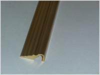 China Decorative Copper L Groove Stair Nosing Brass Profile 30mm Width for Floor Edge Trim for sale