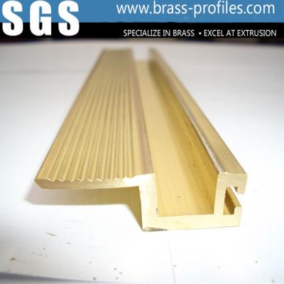 China Brass Extrusion Profiles for Building Decoration 5mm to 180mm Custom Shapes for sale
