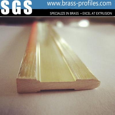 China Golden Brass Pen Clip Profiles 5mm to 180mm Custom Extrusion for Fashion Gift Pens for sale