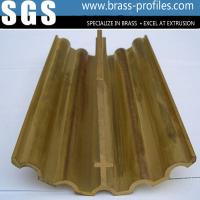 China Factory Prices Extruded Yellow Copper Door / Windows Profiles for sale