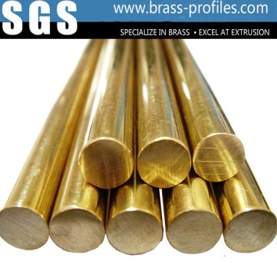 China Brass Round Rod 5mm to 180mm High Quality Durable Corrosion Resistant for sale