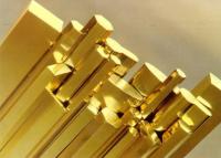 China Brass Rectangle Bar Extruded Profile 5mm to 190mm for Building Decoration for sale