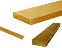 China Brass Rectangle Bar Extruded Profile 5mm to 190mm for Building Decoration for sale
