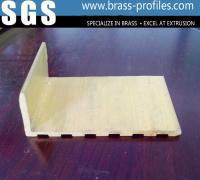 China Brass Stair Nosing with Anti Slip Strips 5mm to 180mm Extruded Profile for sale
