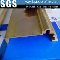 China 55% Copper Content Brass Handrail Extrusion Profile Decorative Home Stair 5-180mm for sale