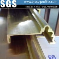China 55% Copper Content Brass Handrail Extrusion Profile Decorative Home Stair 5-180mm for sale