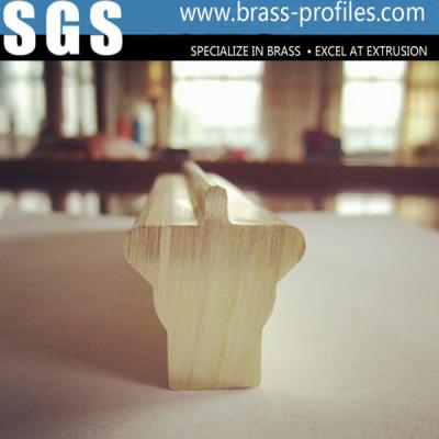 China Brass Extrusion Profiles H59 H62 C3771 for Copper Doors Windows 5mm to 180mm for sale