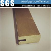 China Brass Copper Flat Lock Roof Panel 5mm to 180mm Custom Extrusion Profile for sale