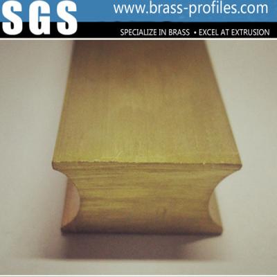 China Brass Copper Alloy Extrusion Profiles 5mm to 180mm for Hardware Mechanical Parts for sale