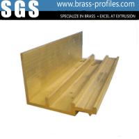 China Golden Yellow Brass Section for Door and Window Locks 5mm to 180mm Extrusion Profile for sale