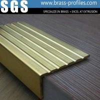 China Decorative Brass Extruding Anti-slip Strip Profiles 5mm to 180mm for sale