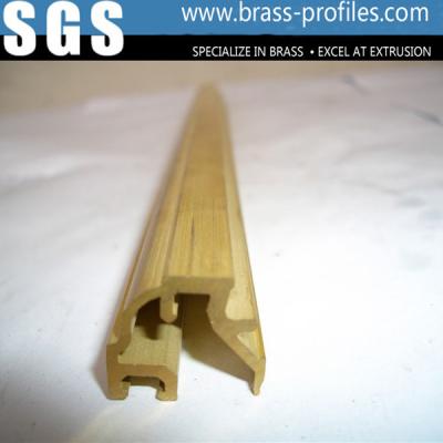 China Brass Window Channel Profile Copper Alloy Extrusion 5mm to 180mm Custom OEM for sale