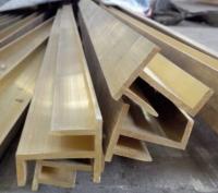 China Brass U Shape Channel 5mm to 190mm for Decorative Home Supermarket Garage for sale
