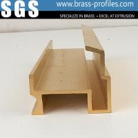 China C3800 Copper Alloy Extruded Decorative Brass Profiles 5mm to 180mm for Construction for sale