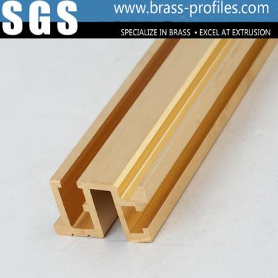 China C38500 Extruded Copper Brass Profiles Mirror Polished Brass 5mm to 180mm Custom Shapes for sale