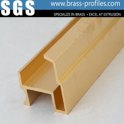 China Decorative Custom Copper Extruded Building Profiles 5mm to 180mm Custom Shapes for sale