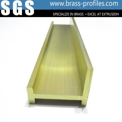China Rustproof Copper Brass Extruded Profiles Top Window Frame 5-180mm Custom for sale