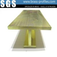 China Customized Solid Extruding Brass H Channel Sections 6m Length CuZn39Pb3 Alloy for sale