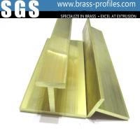 China Customized Solid Extruding Brass H Channel Sections 6m Length CuZn39Pb3 Alloy for sale