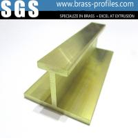 China Rustproof Brass H Extruded Profiles Copper H Slot Frames 5mm to 190mm for sale