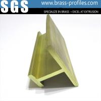 China Rustproof Brass H Extruded Profiles Copper H Slot Frames 5mm to 190mm for sale