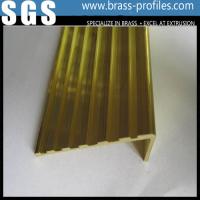 China Decorative Brass Extruding Anti-slip Strip Profiles 5mm to 180mm for sale