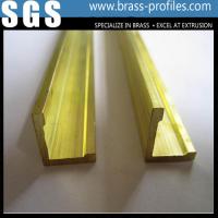 China Brass Edge Tile Triim Frame / Edge Trim Brass Profiles Supplier for sale