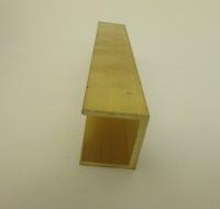 China Anti-corrosion Copper U Shape Building Material Extruding Profile 5-180mm for sale