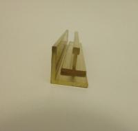 China Copper Decorative Brass T Fitting Profiles Free Oxygen Extruded Shapes 5mm to 190mm for sale