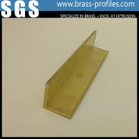 China Solid Brass L Shape Door Channel Copper Alloy Profile 55-62% Copper 5mm to 190mm for sale