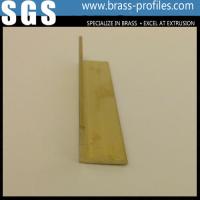 China Durable Solid Brass L Edge Trim Sheet Hot Sale Copper L Bar for sale