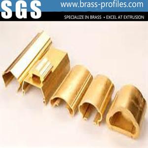 China Extruded Copper Handrail Profiles Brass Stair Armrest Frames 5mm to 180mm for sale