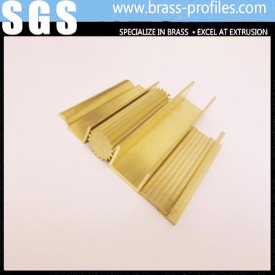 China Hot Forged Brass Furniture Profiles Copper Alloy Extrusions 5mm to 190mm for sale
