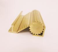 China Brass Copper Alloy Extruded Hardware Sections 5mm to 190mm for Door Window Frame Decoration for sale