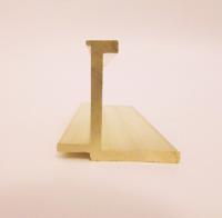 China American Popular Rustproof H Shapes Brass Extruding Profiles for sale