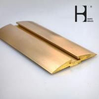 China Glossy Copper Extruded Series Brass Extruding Door and Window Frames for sale