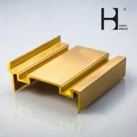 China Durable Copper Extruding Sections Brass Extrusion Window Bead Frame Manufacturer for sale